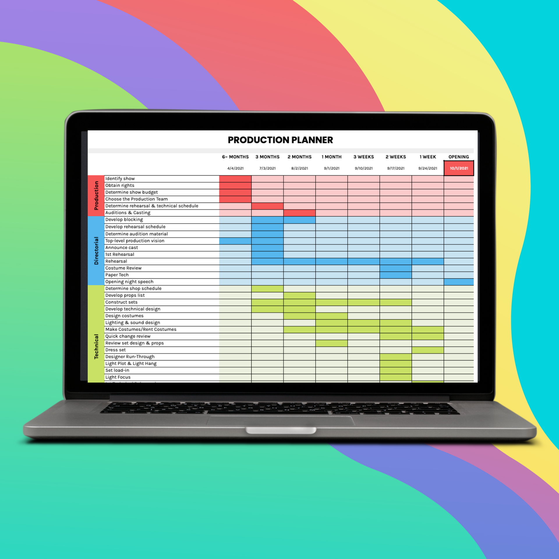 Production Planner – Theaterish